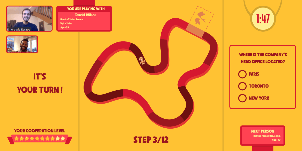 Onboarding gamifié en ligne • Onboarding digital sur-mesure