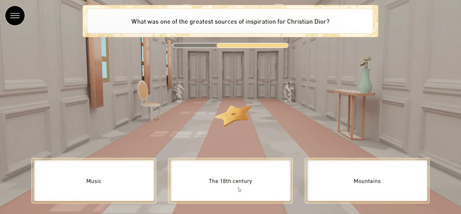 Dior Onboarding and microlearning gamified experience