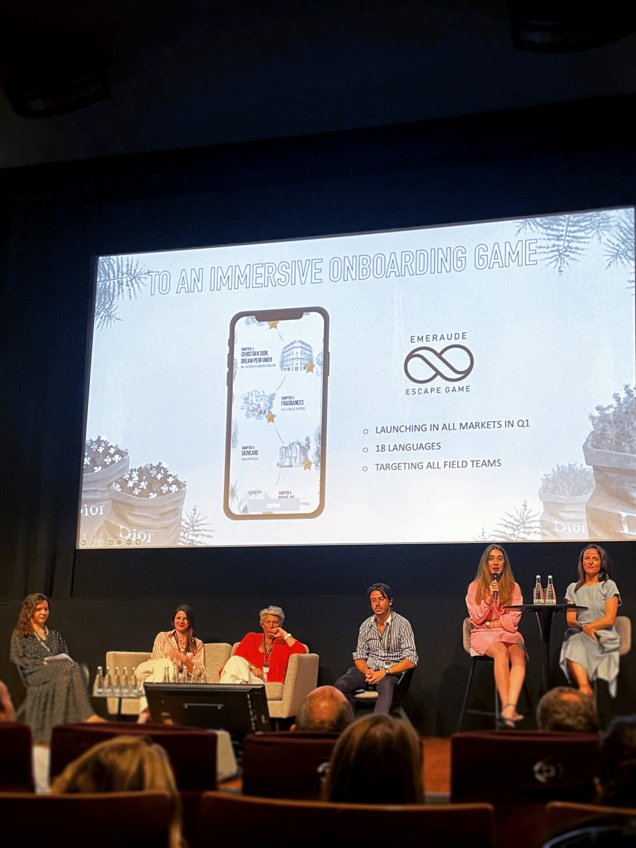 Le jeu d’Onboarding Dior présenté à l’évènement Teach on Mars 2023